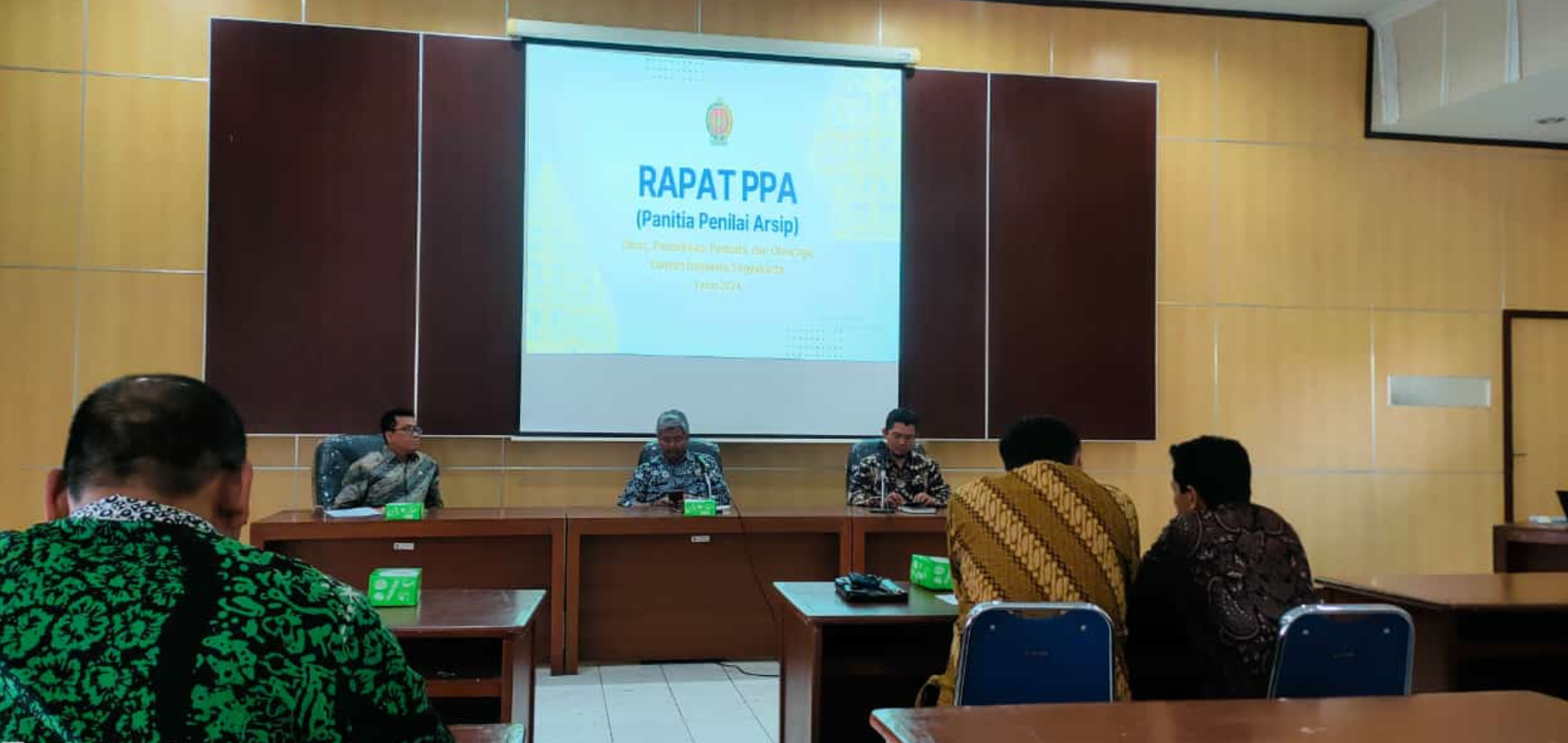 RAPAT PANITIA PENILAI ARSIP TAHUN 2024 – SMAN 2 Wonosari Official